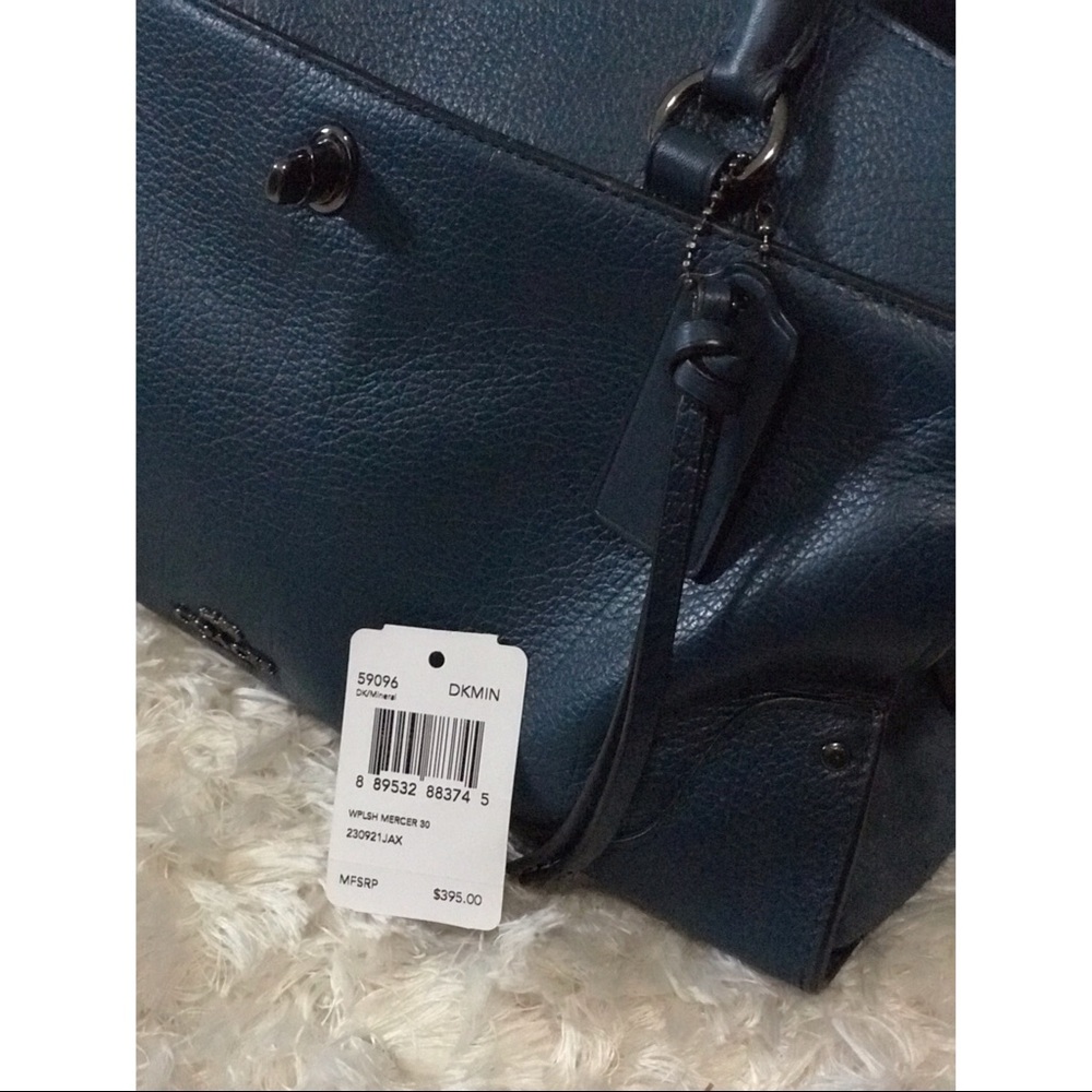 Coach Mercer Mineral Whiplash Satchel - Gem